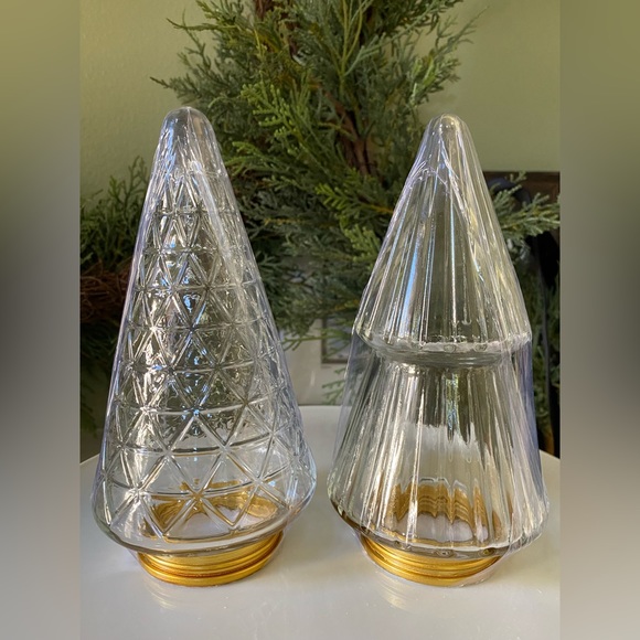 Target | Holiday | Target Bp Christmas Glass Trees With Gold Base Set ...